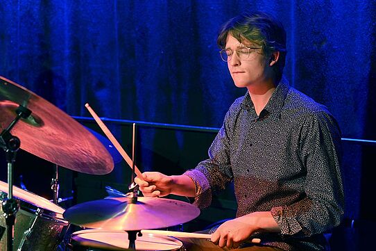 Mathieu Clement Jazz Schlagzeuger Drummer - Gerhard Richter Fotografie